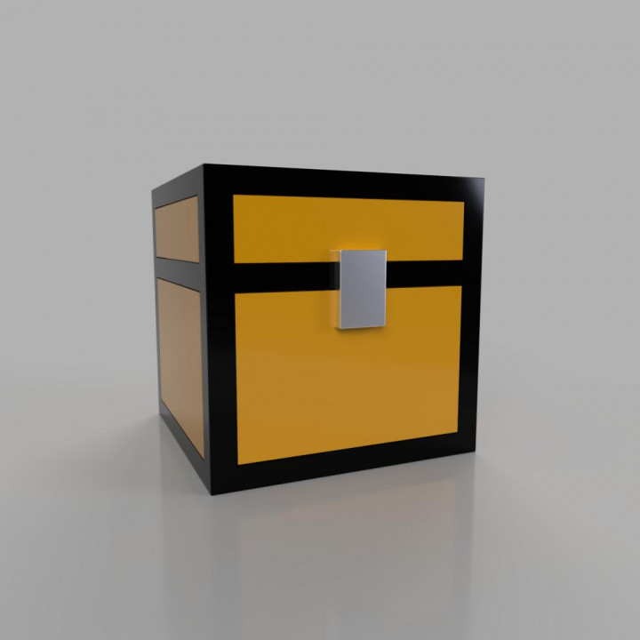 3D Printable COFRE MINECRAFT PARA GUARDAR PILAS Y TARJETAS by MARCOS