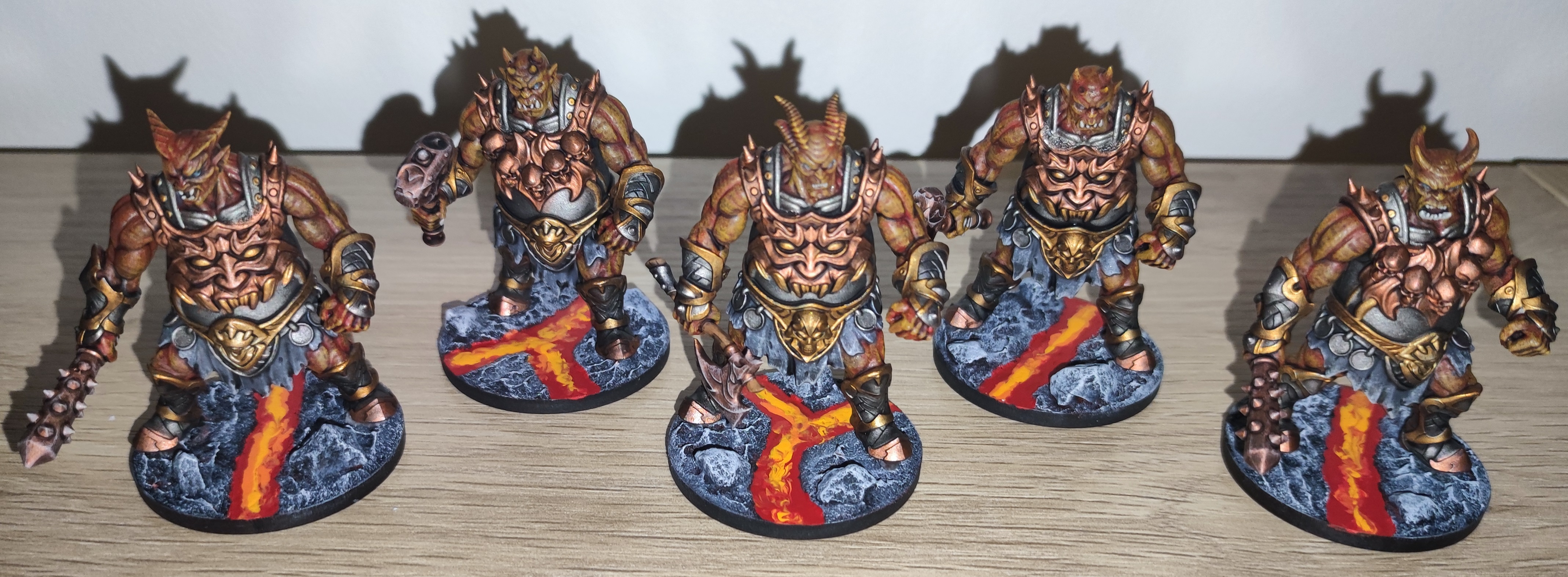 3D Printable Infernal Ogres kit - 32mm scale by Labyrinth Models