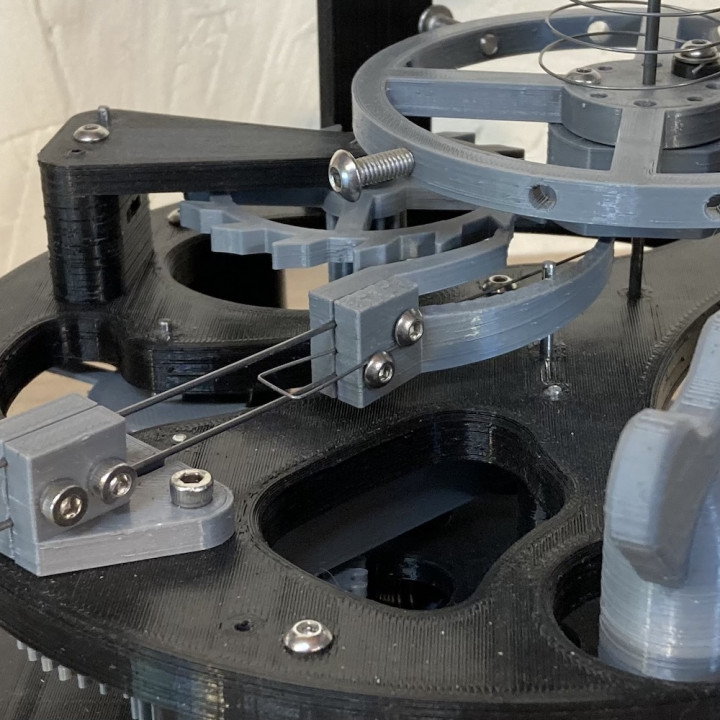 3D Printable Detent escapement model by Jacques Favre