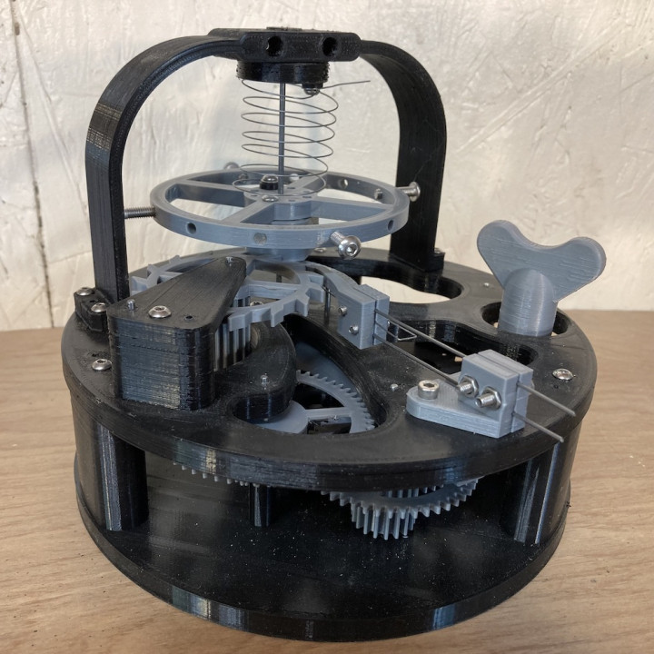 3D Printable Detent escapement model by Jacques Favre