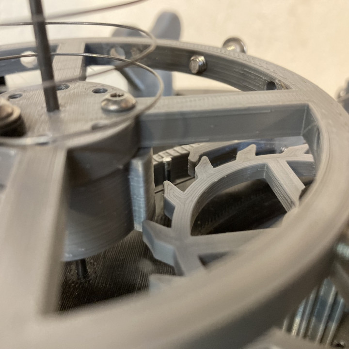 3D Printable Detent escapement model by Jacques Favre