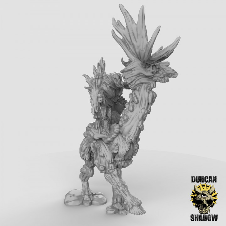 3D Printable Dryad Cavalry with Bows (Pre Supported) by Duncan Shadow
