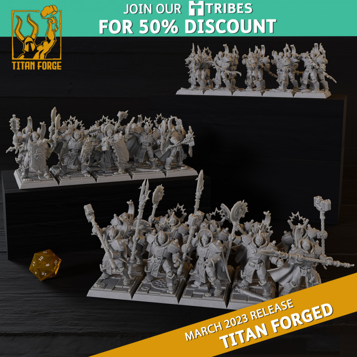 3D Printable Automaton Knights - Titan Forged - Titan Forge Miniatures ...
