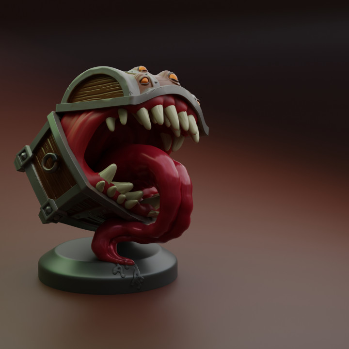 3D Printable Monster chest by Wekster