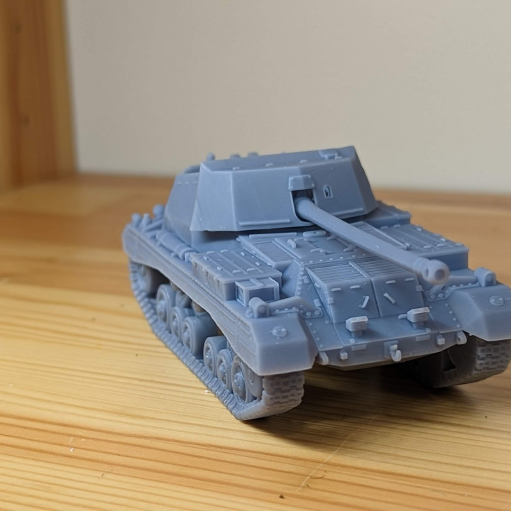 3D Printable Archer, Self Propelled 17 Pdr Anti-tank gun (UK, WW2) by ...