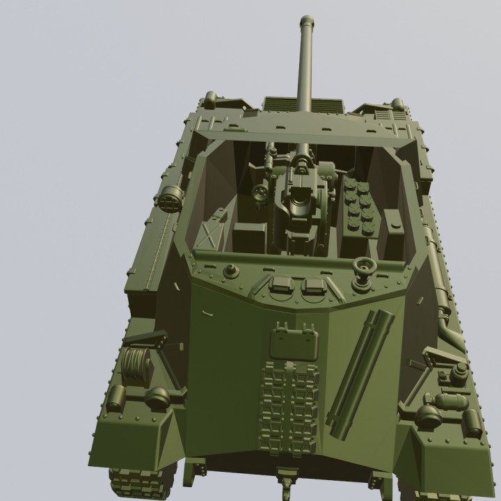 3D Printable Archer, Self Propelled 17 Pdr Anti-tank gun (UK, WW2) by ...
