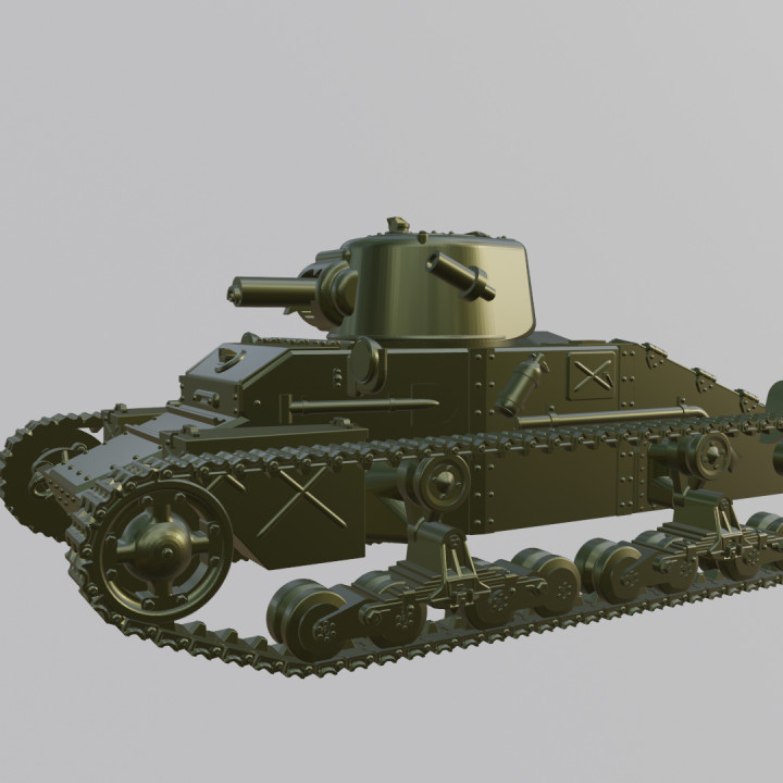 3D Printable Matilda I - A11 Infantry Tank Mark I (UK, WW2) by Wargame3d