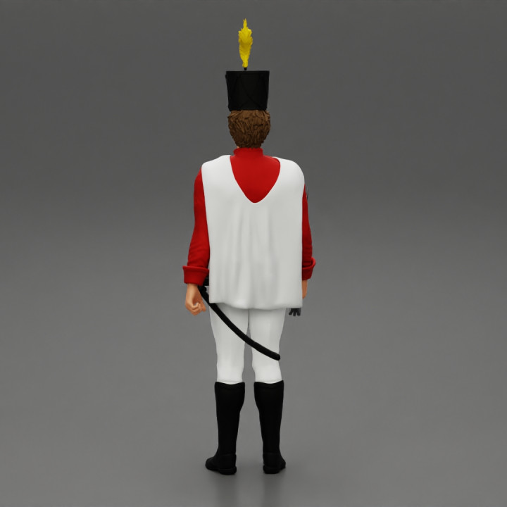 3D Printable nutcracker man with sword by 3DGeschaft Miniatures Figures