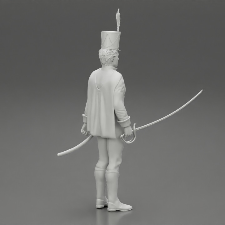 3D Printable nutcracker man with sword by 3DGeschaft Miniatures Figures