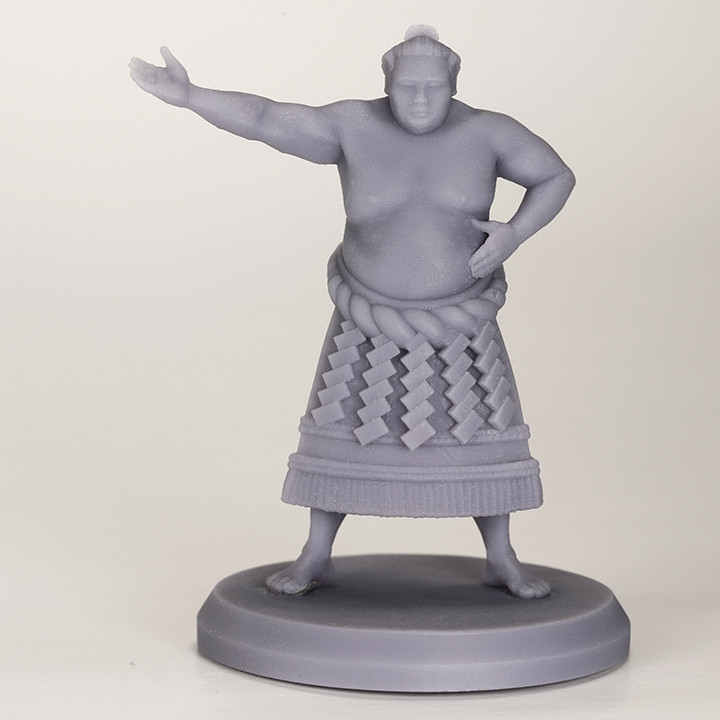 3D Printable Sumo Yokozuna - Dohyo-Iri A - Sumo Wrestler Miniature by ...