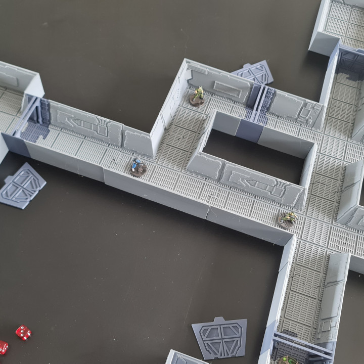 3D Printable INSTADUNGEON™ Sci Fi Foundation Set: sci fi interior tiles ...
