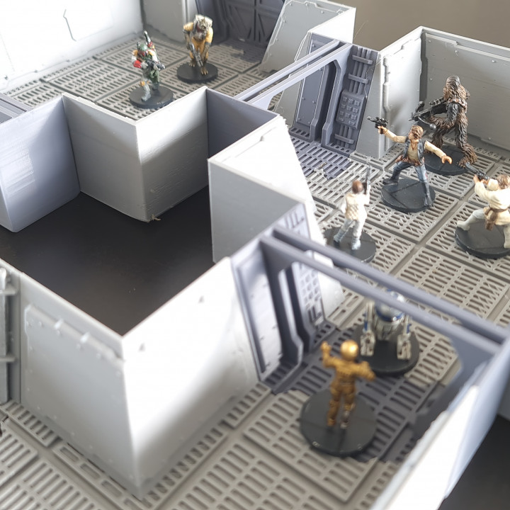 3D Printable INSTADUNGEON™ Sci Fi Foundation Set: sci fi interior tiles ...