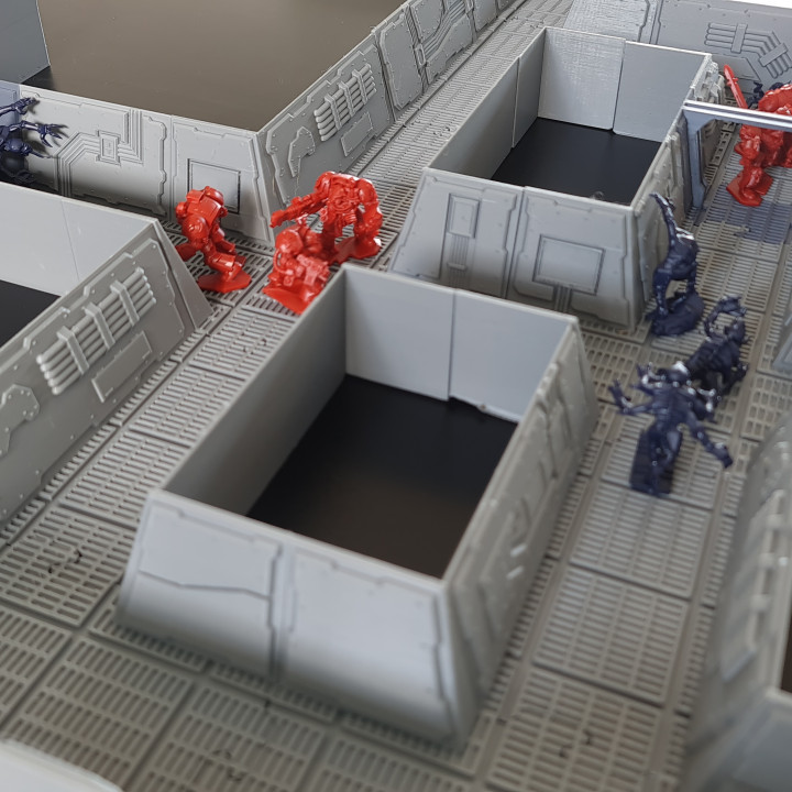 3D Printable INSTADUNGEON™ Sci Fi Foundation Set: sci fi interior tiles ...