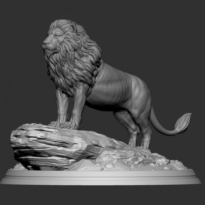 3D Printable LION by YD STUDIO