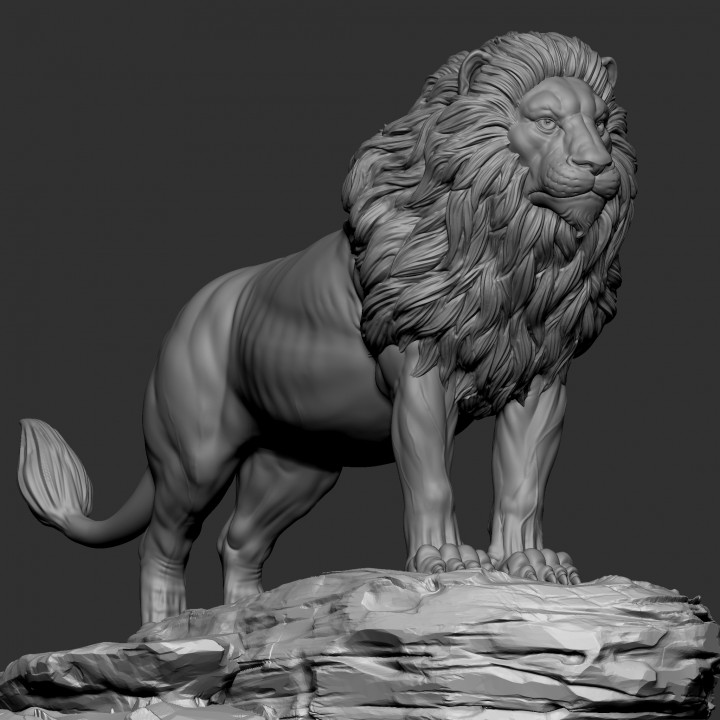 3D Printable LION by YD STUDIO