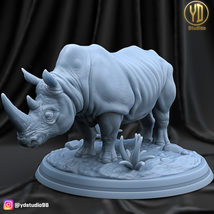 3D Printable RHINO by YD STUDIO