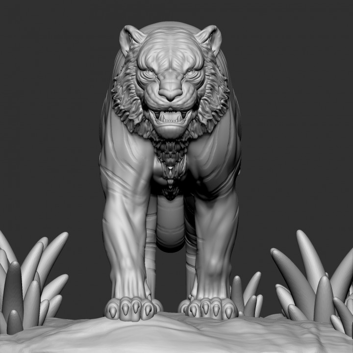 3D Printable TIGER by YD STUDIO