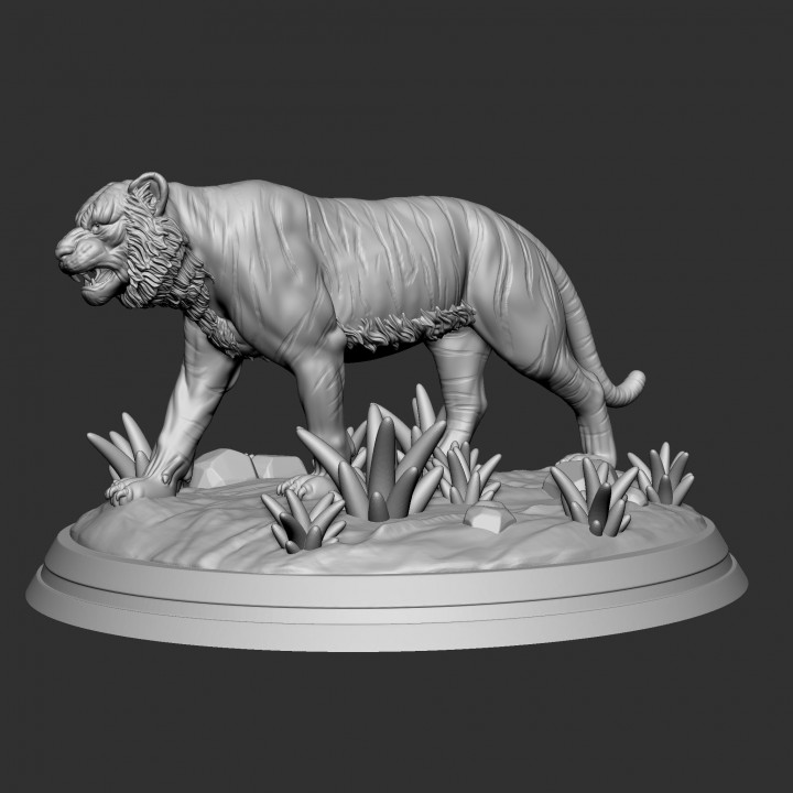 3D Printable TIGER by YD STUDIO