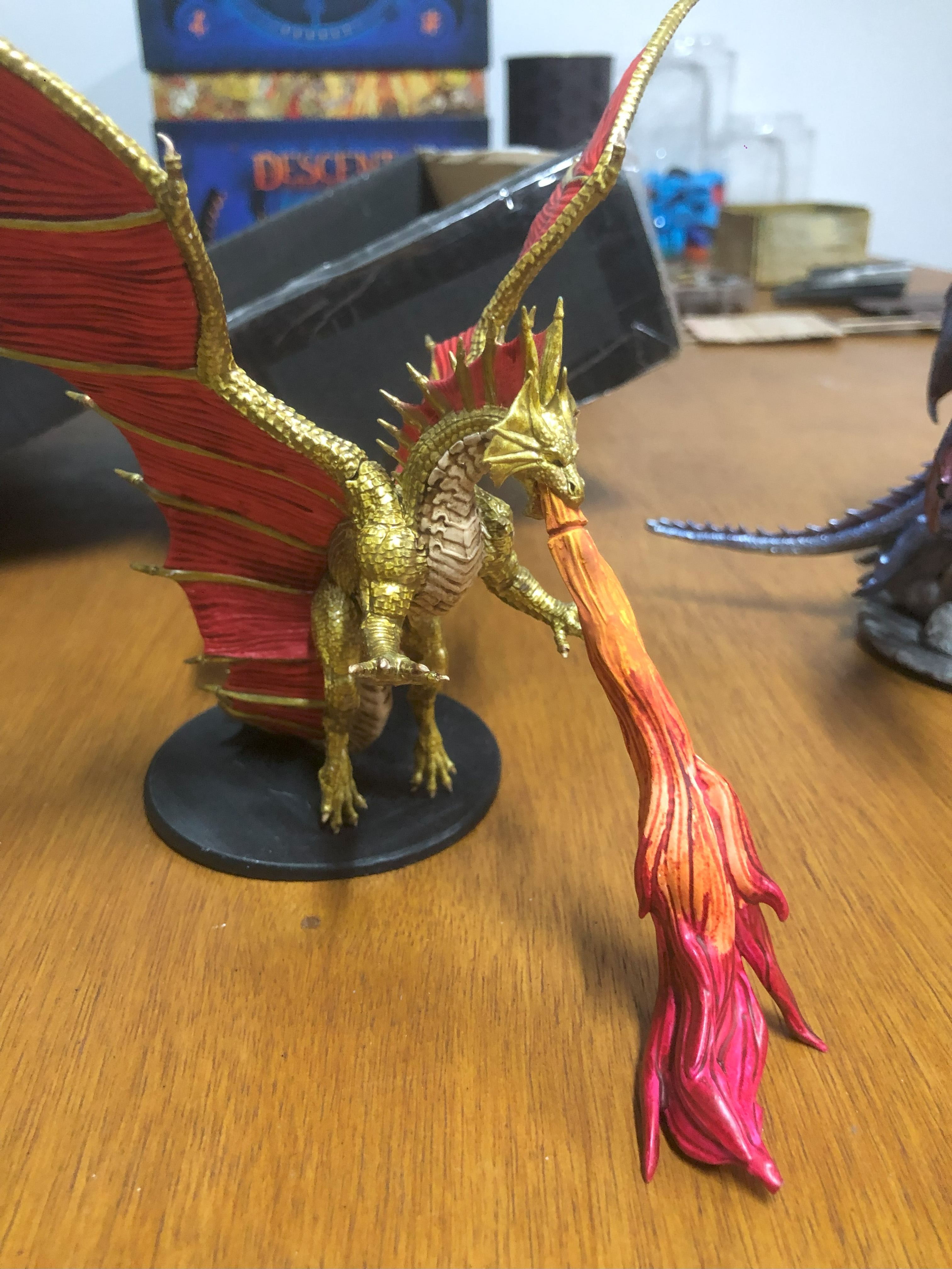 3D Print of Adult Dragon Set / Legendary Drake / Winged Mountain ...