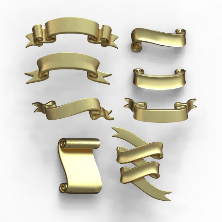 3D Printable ribbons by 3Dimontis