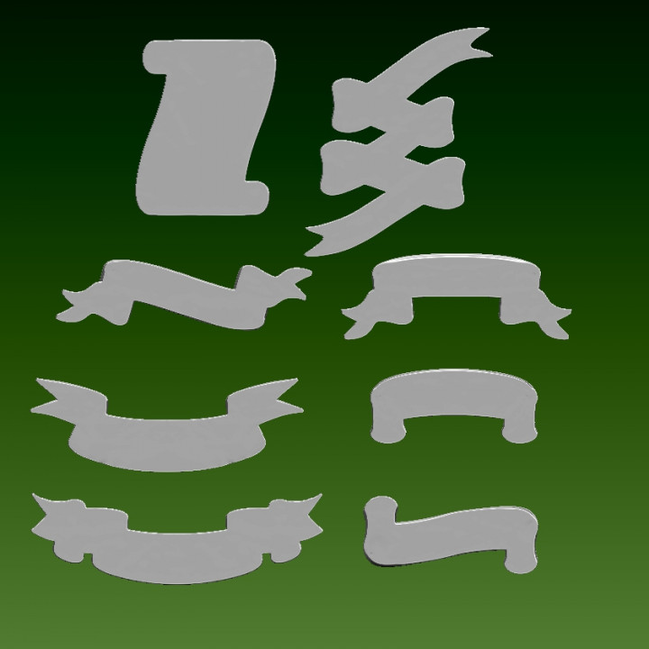 3D Printable ribbons by 3Dimontis