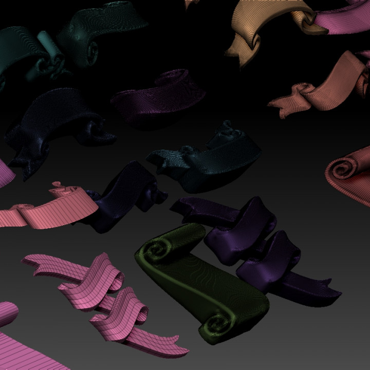 3D Printable ribbons by 3Dimontis