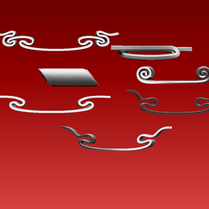 3D Printable ribbons by 3Dimontis