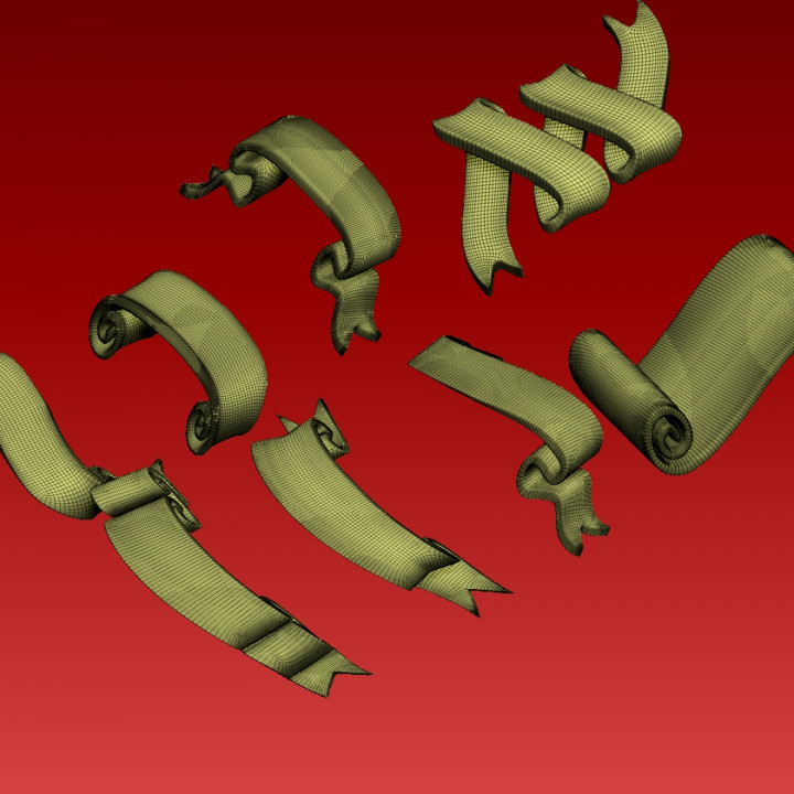 3D Printable ribbons by 3Dimontis