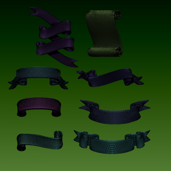 3D Printable ribbons by 3Dimontis