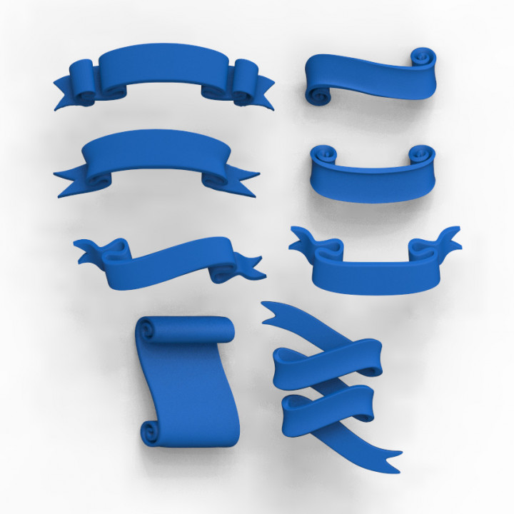 3D Printable ribbons by 3Dimontis