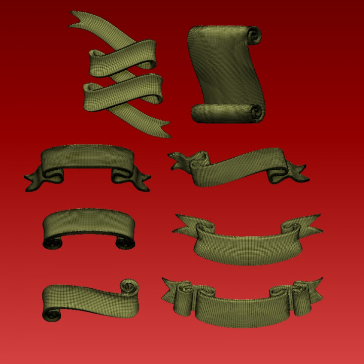 3D Printable ribbons by 3Dimontis