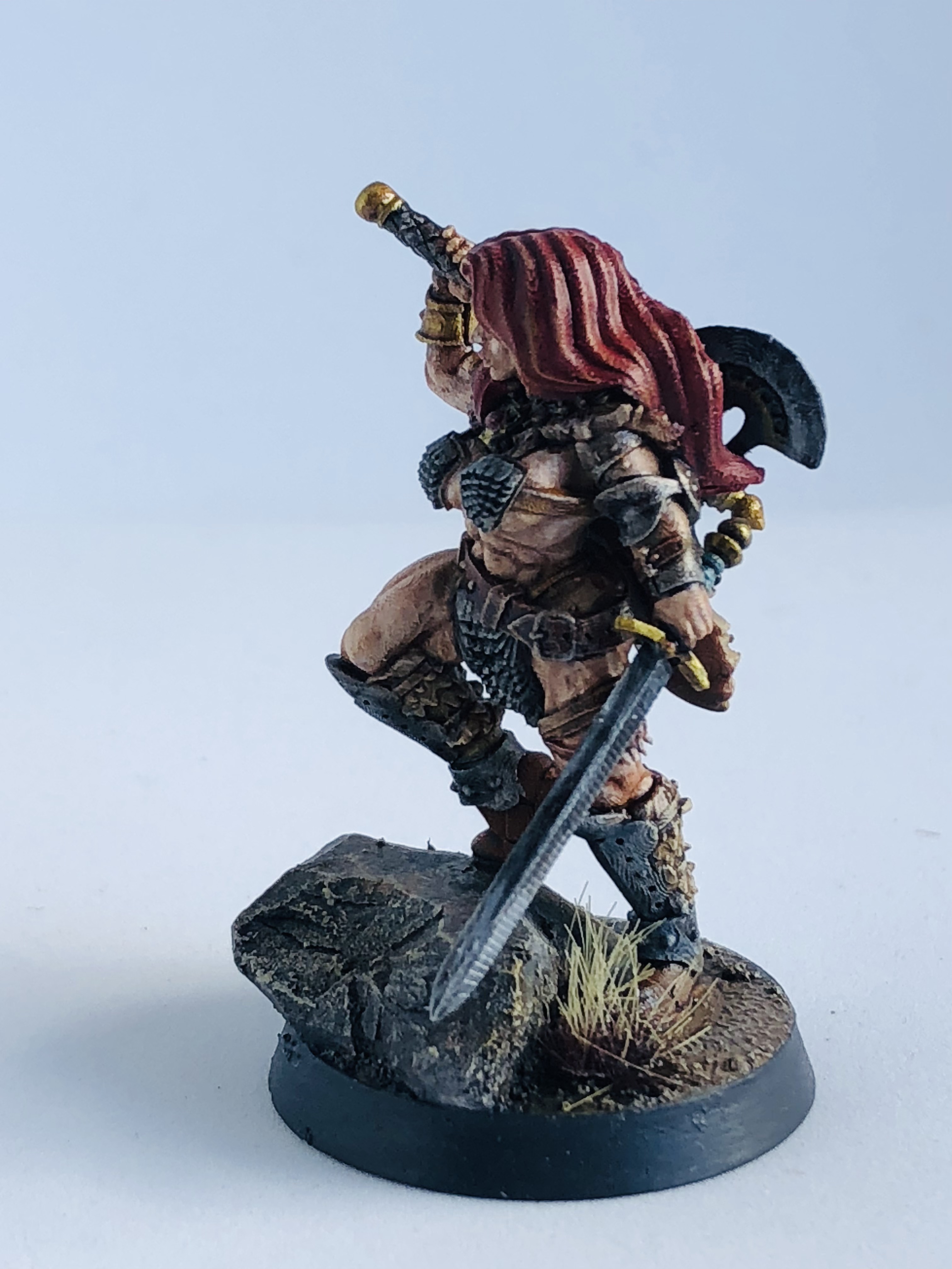 3D Printable Female Barbarian by Across the Realms