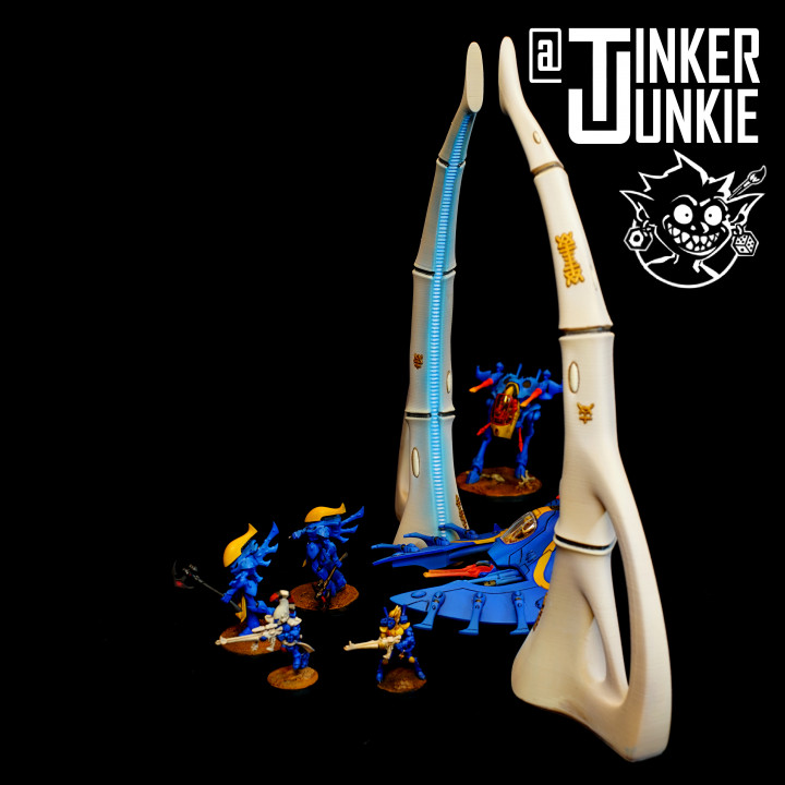 3D Printable Space Elves Webgate Portal by Tinker Junkie