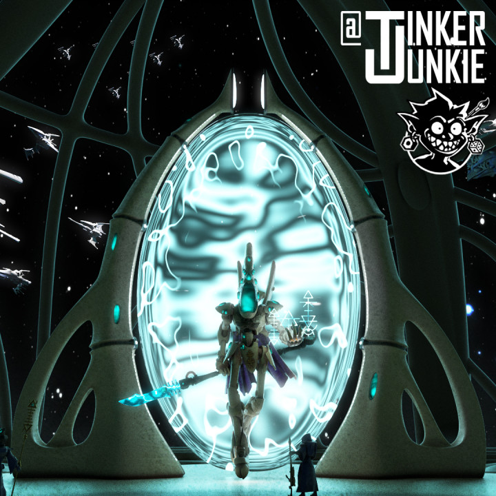 3D Printable Space Elves Webgate Portal by Tinker Junkie