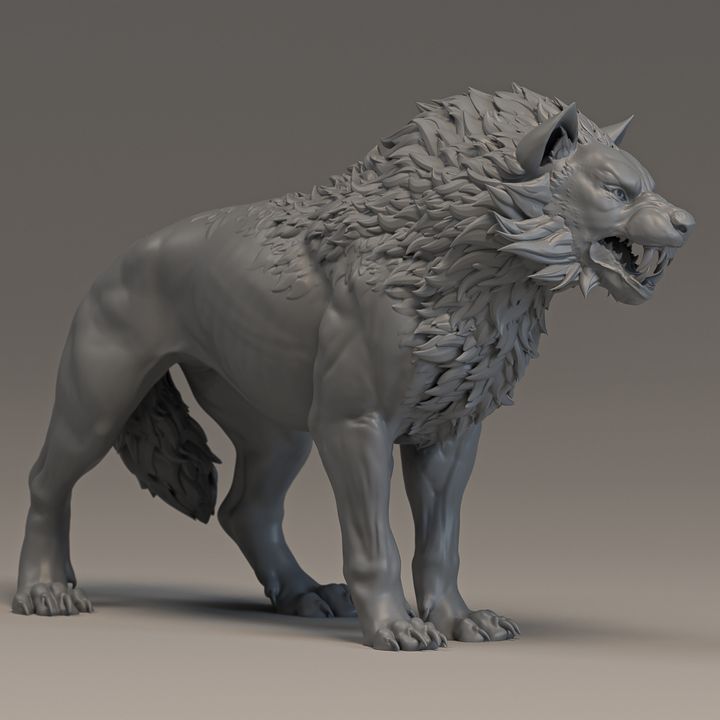 3D Printable Wolf pack by Silana cadou