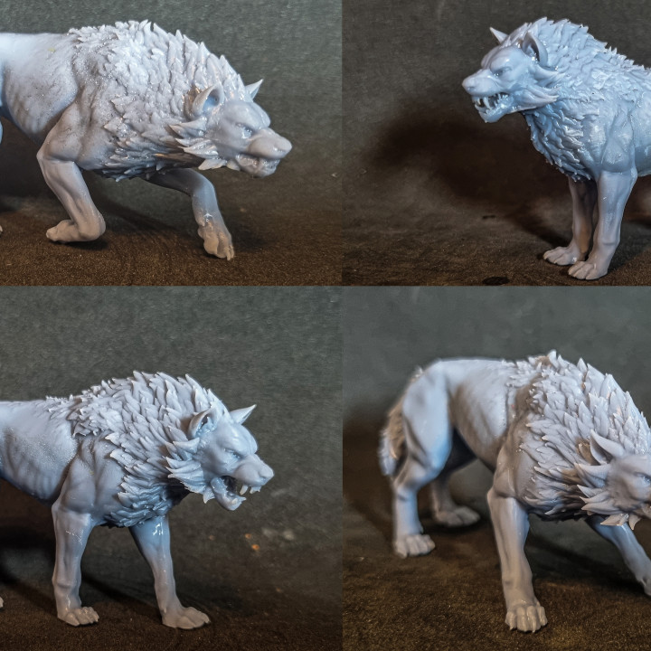 3D Printable Wolf pack by Silana cadou