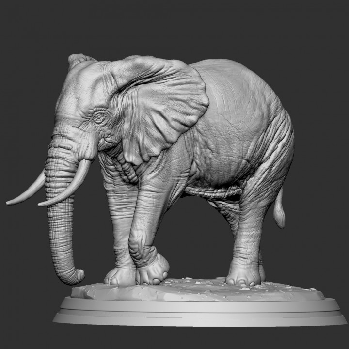 3D Printable ELEPHANT by YD STUDIO