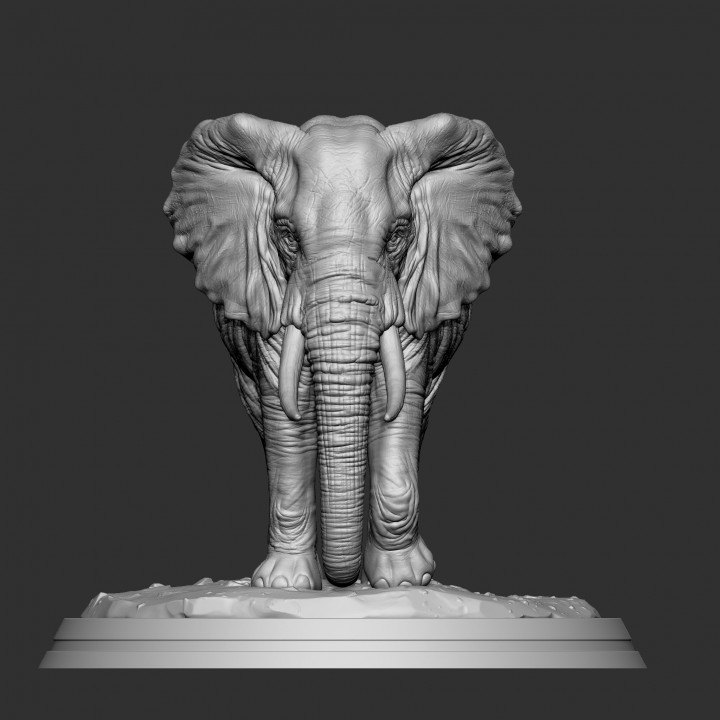 3D Printable ELEPHANT by YD STUDIO