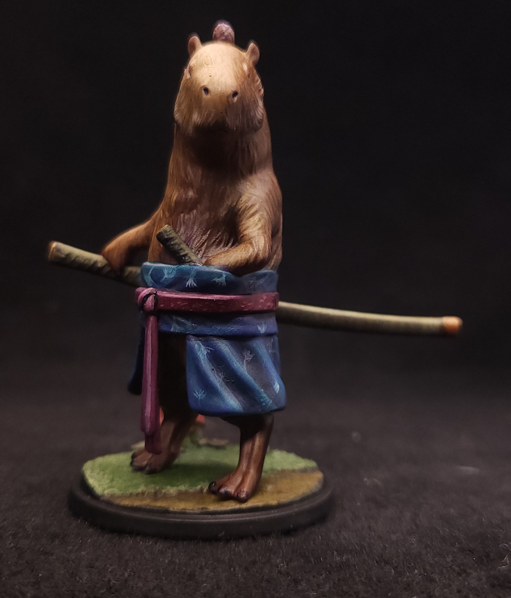 3D Printable Samurai capibara by The Antares Forge