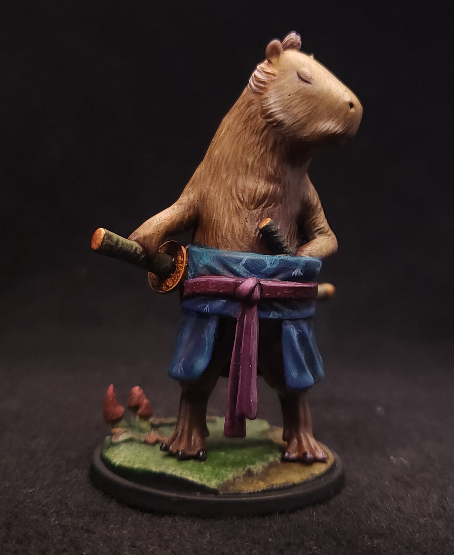 3D Printable Samurai capibara by The Antares Forge