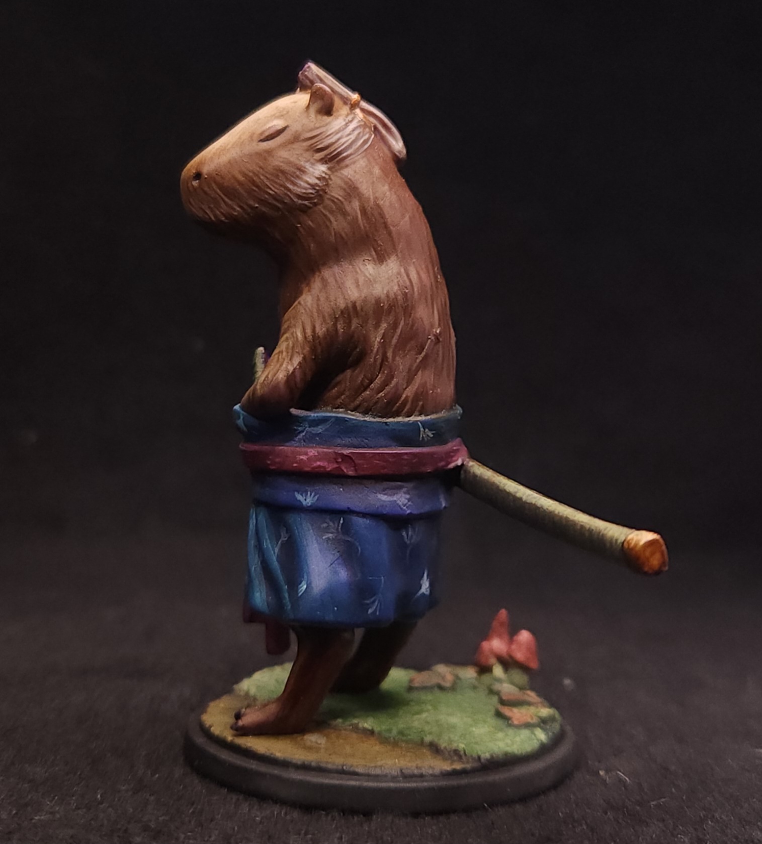 3D Printable Samurai capibara by The Antares Forge