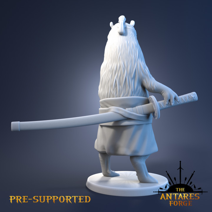 3D Printable Samurai capibara by The Antares Forge