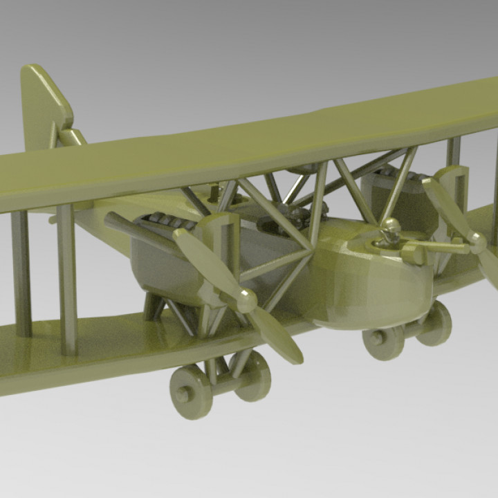 3D Printable Bomber plane AEG G.IV (WW1, Germany) by Wargame3d