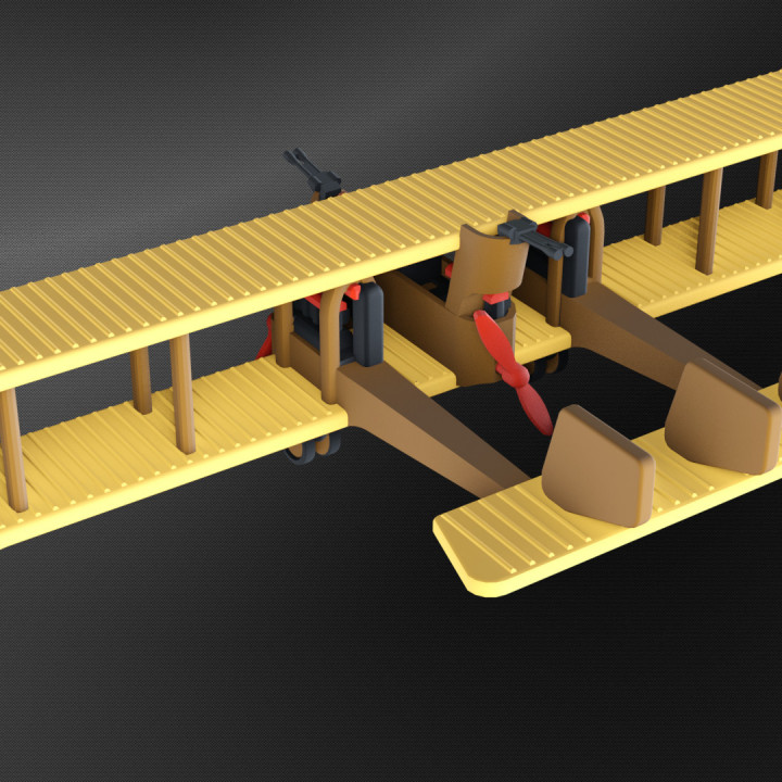 3D Printable Bomber plane Caproni Ca.3 (WW1, Italy) by Wargame3d