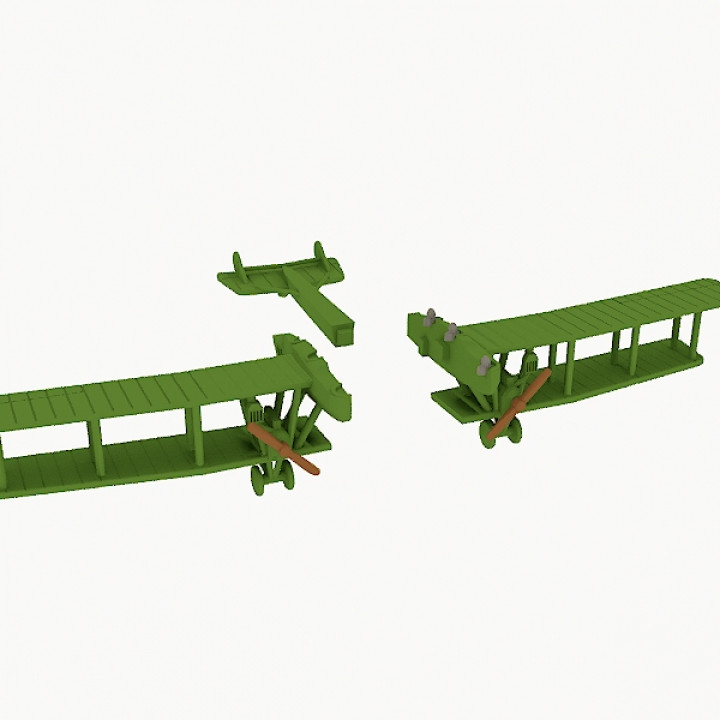 3D Printable Bomber plane Gotha G.I (WW1, ,Germany) by Wargame3d