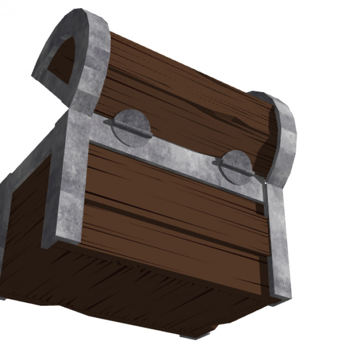 3D Printable Medieval chest by Alex Manseau-Sanscartier