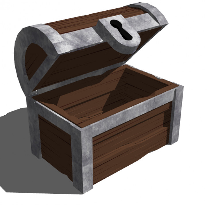 3D Printable Medieval chest by Alex Manseau-Sanscartier