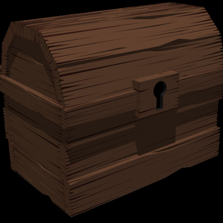 3D Printable Medieval chest by Alex Manseau-Sanscartier
