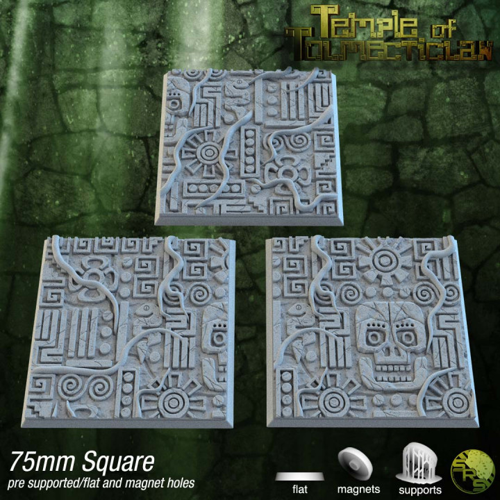 3D Printable Aztec Bases Expansion by Sync Ratio Systems