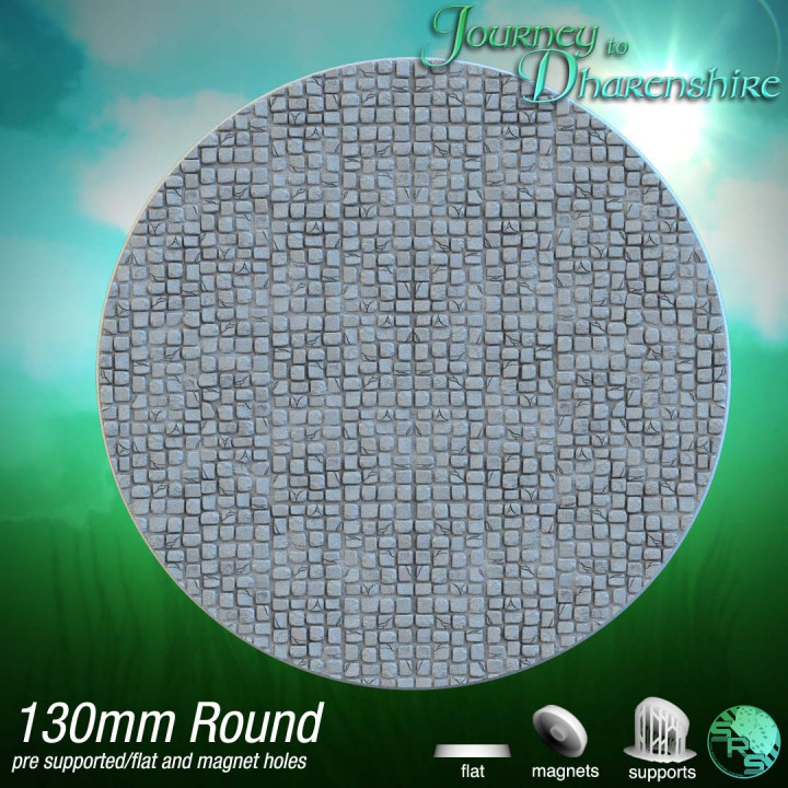 3D Printable Cobblestone Bases Expansion by Sync Ratio Systems